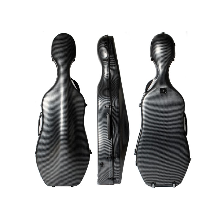 Dark Grey Carbon Fiber Cello Case - Beirut Violin Shop