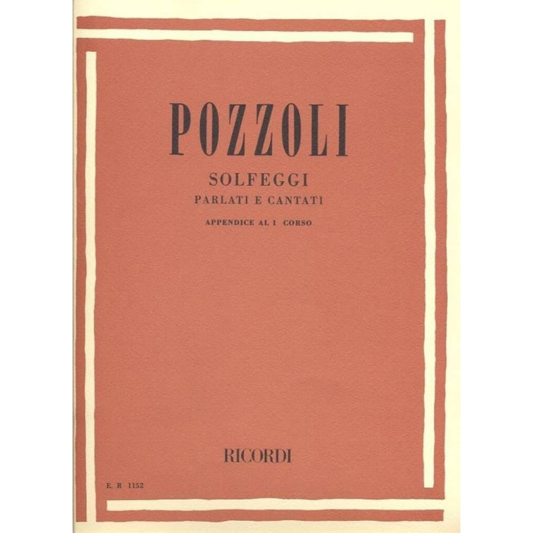 Pozzoli - Parlate E Cantati Solfeggi - Appendice Al 1 Corso - Beirut ...